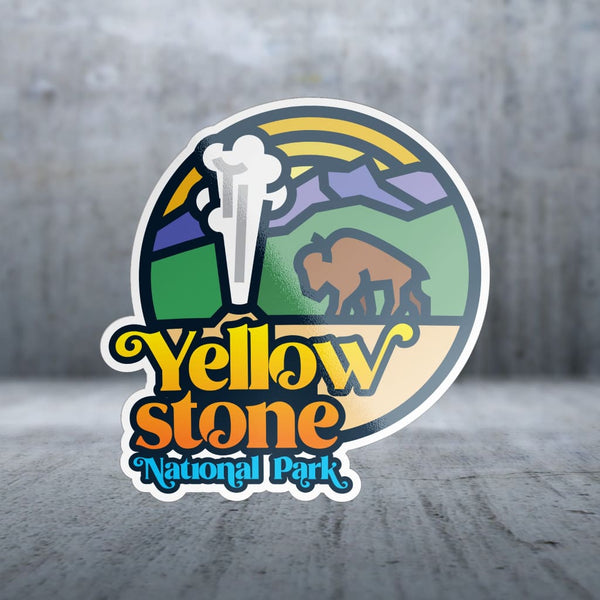 Sticker Pack | 11504 - Bright Text - Yellowstone