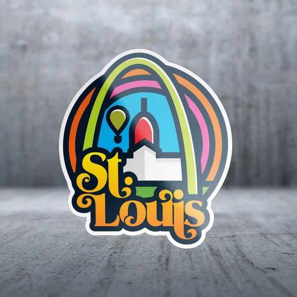 Sticker Pack | 11518 - Bright Text - St. Louis