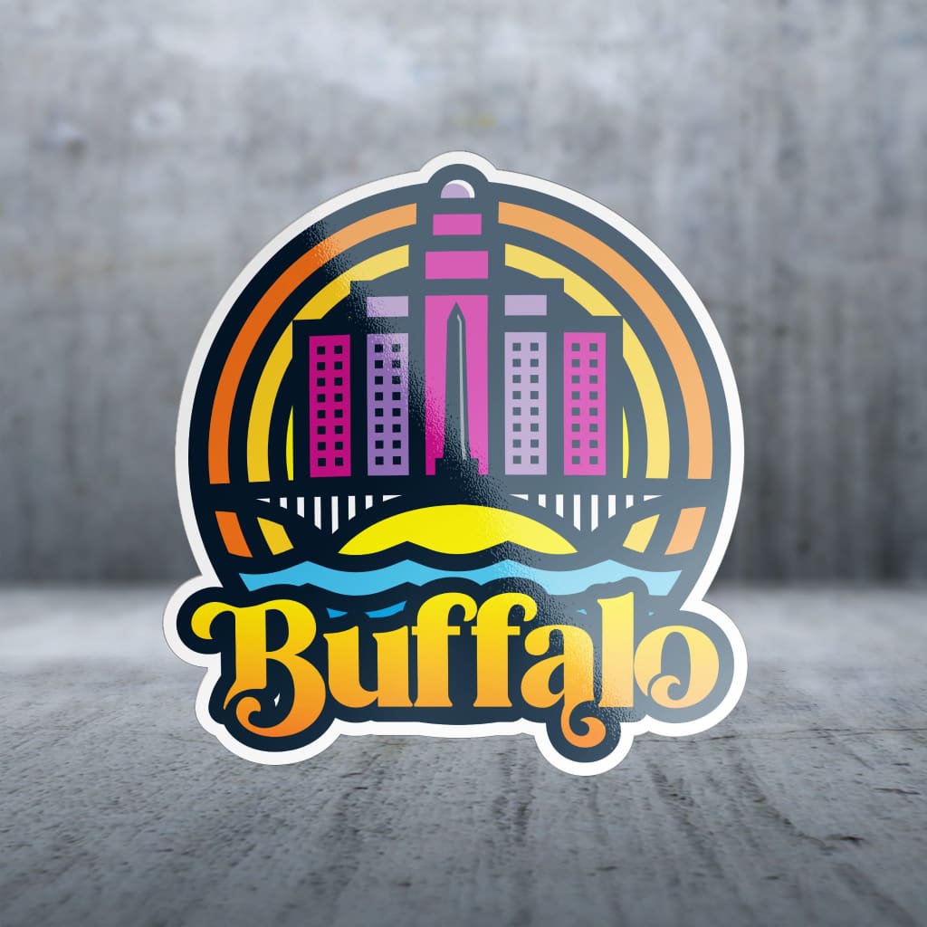 Sticker Pack | 11522 - Bright Text - Buffalo
