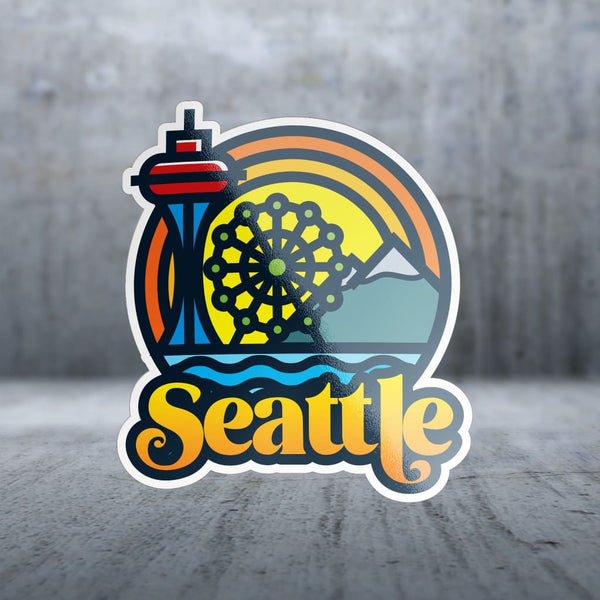 Sticker Pack | 11530 - Bright Text - Seattle