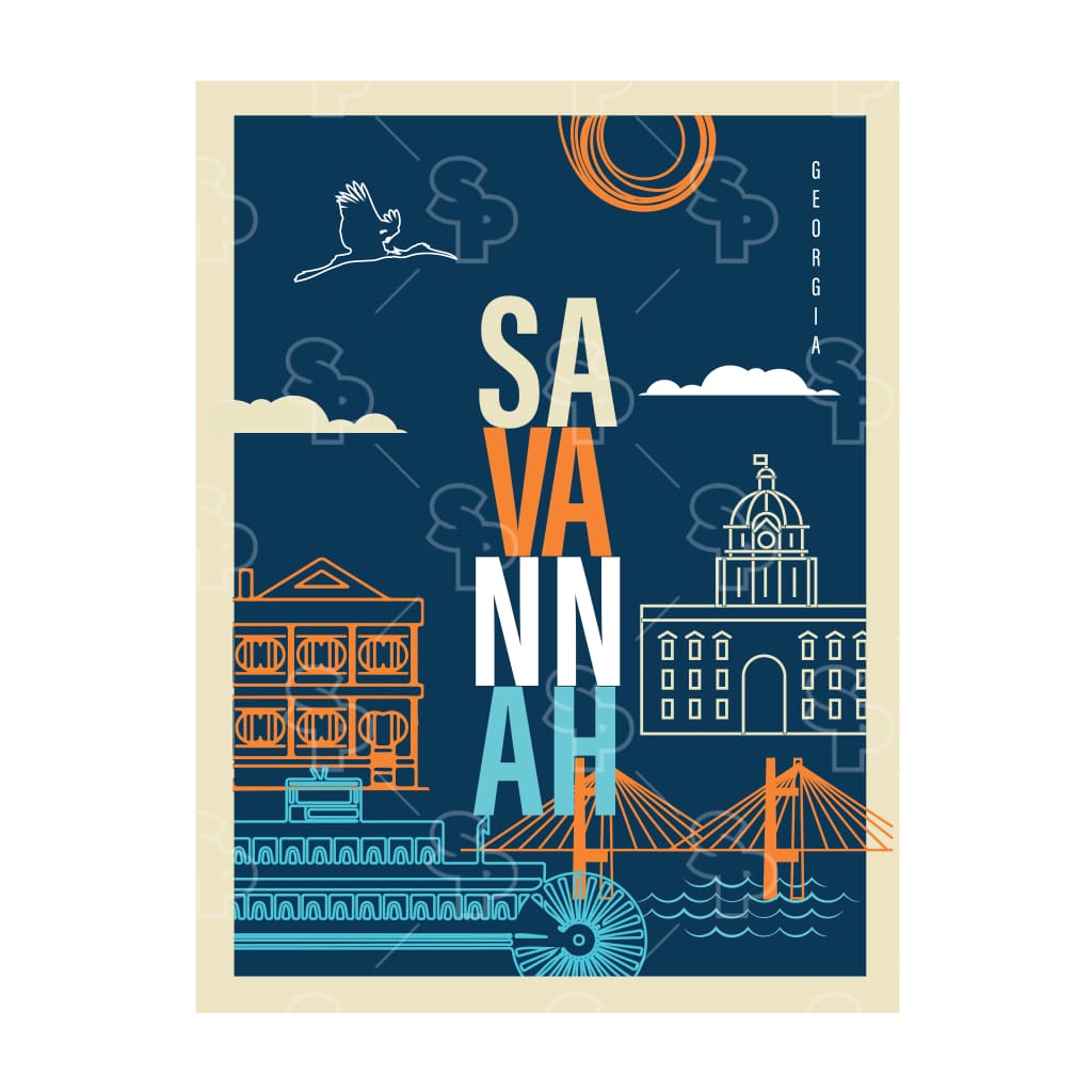Sticker Pack | 11584 - Place Lines - Savannah