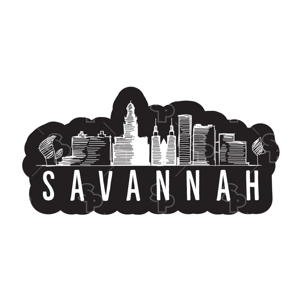 Sticker Pack | 11632 - BW Places - Savannah