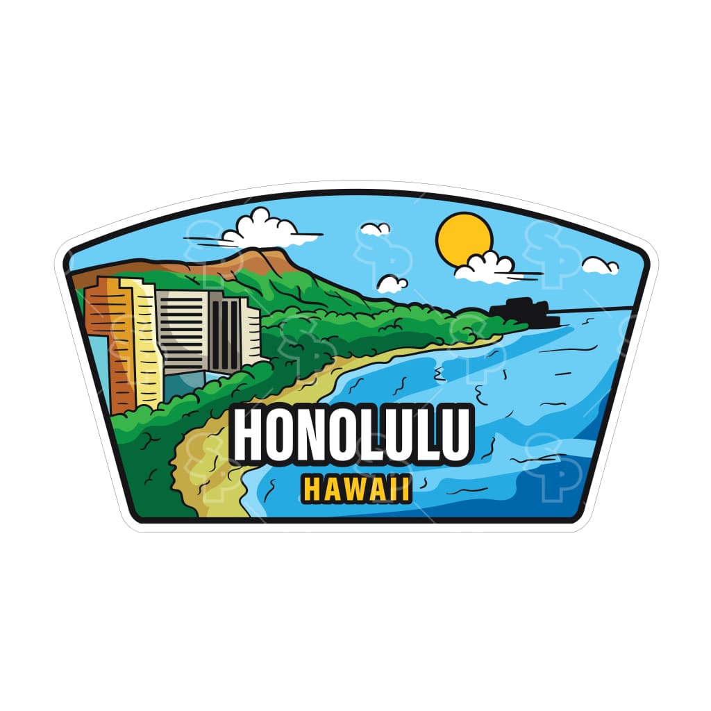 Sticker Pack | 11676 - Windshield - Honolulu
