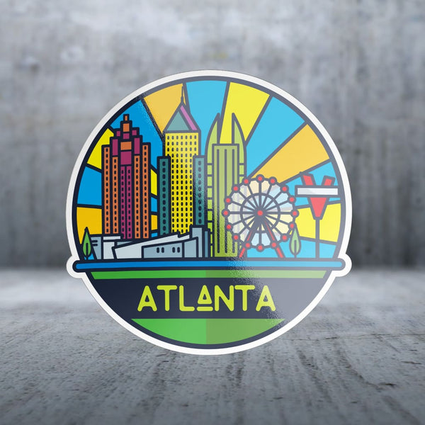 Sticker Pack | 11709 - Clean Rounded Lines - Atlanta