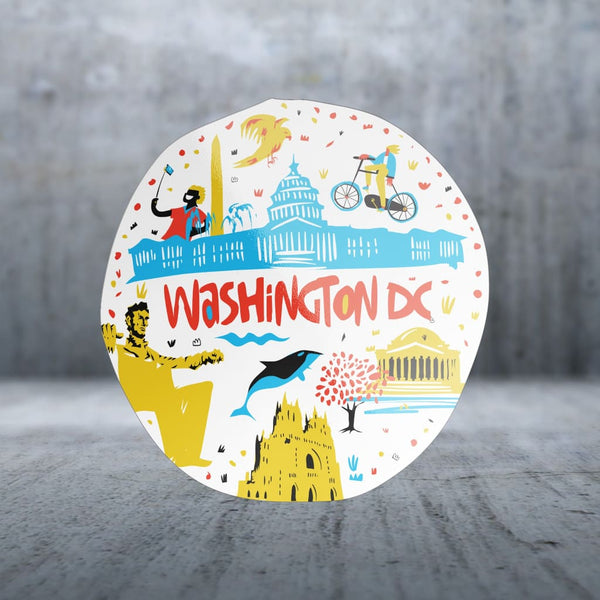 Sticker Pack | 11787 - Place Illustrated - Washington DC