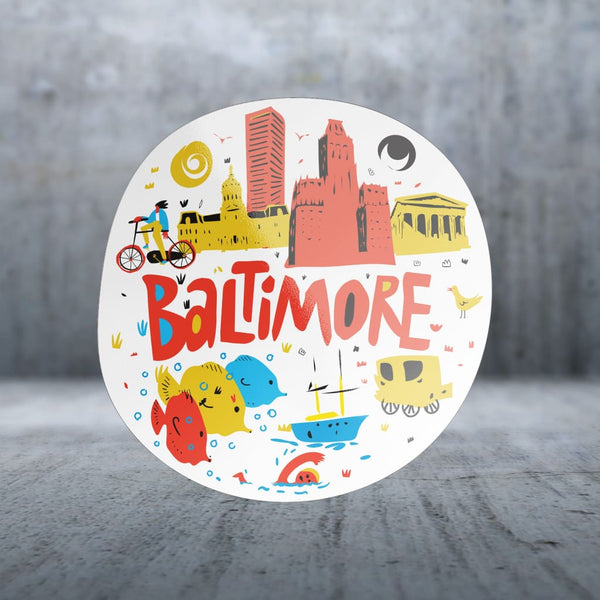 Sticker Pack | 11790 - Place Illustrated - Baltimore