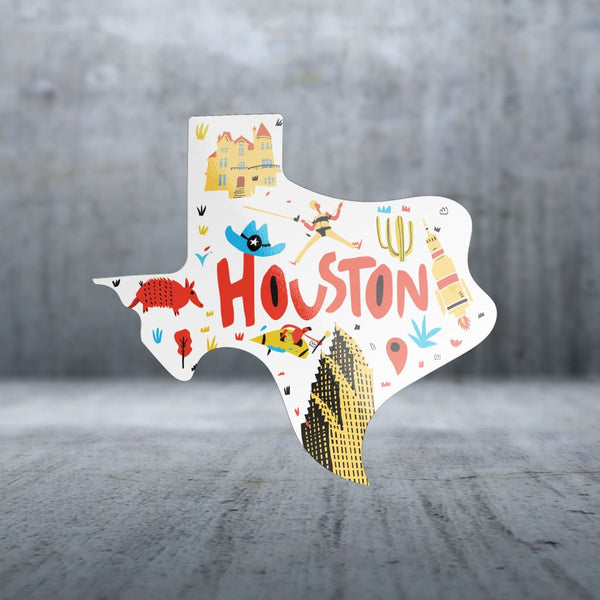 Sticker Pack | 11812 - Place Illustrated - Houston