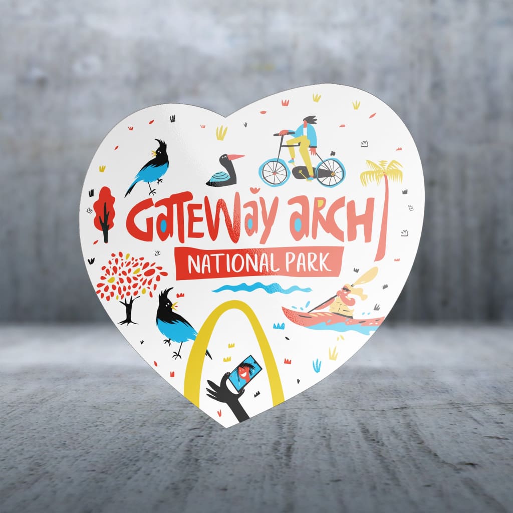 Sticker Pack | 11819 - Place Illustrated - Gateway Arch