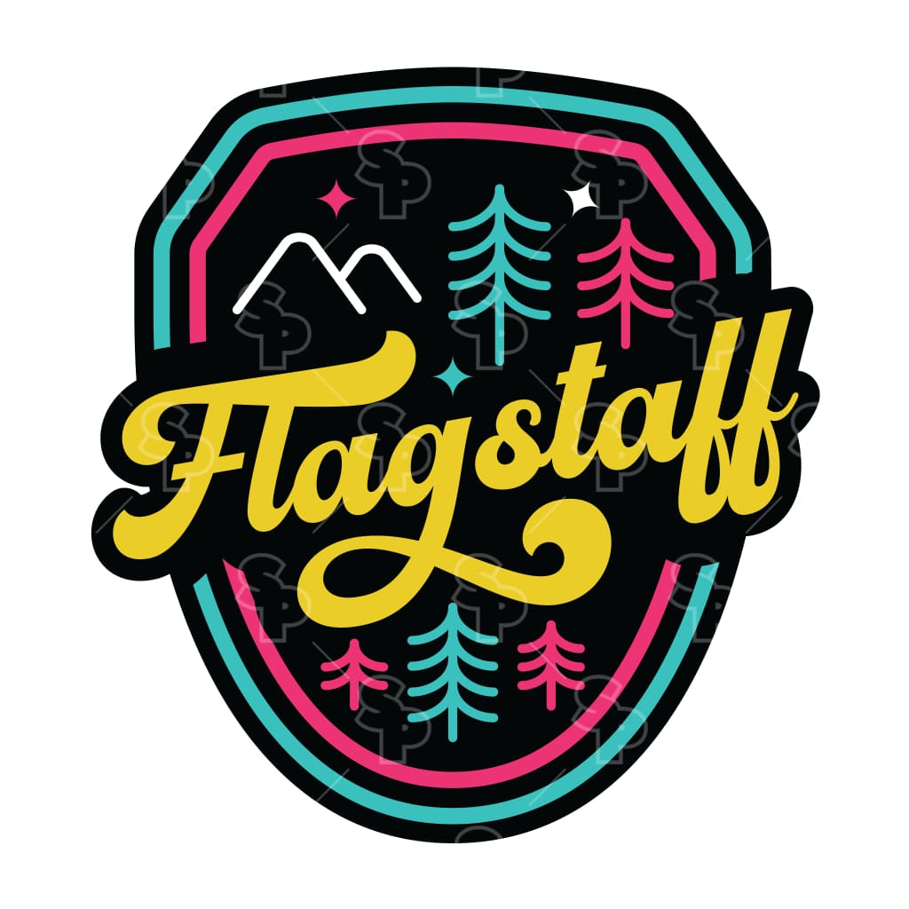 Sticker Pack | 11839 - Neon Lines - Flagstaff