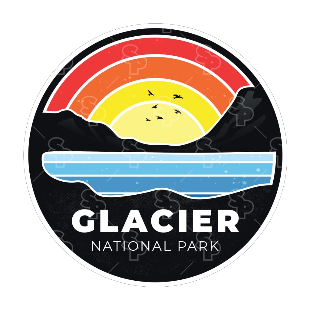 Sticker Pack | 11870 - Gradient Sky Silhouette - Glacier
