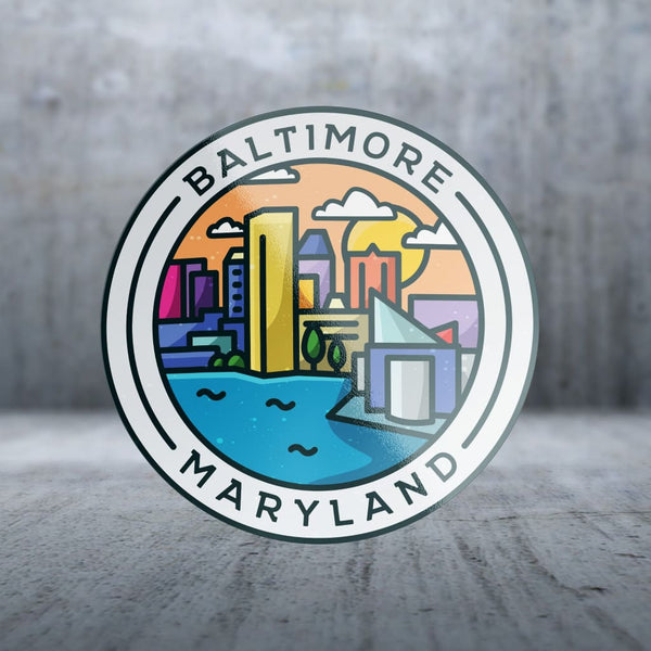 Sticker Pack | 12078 - Clean Circle - Baltimore