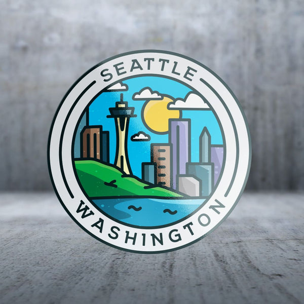 Sticker Pack | 12081 - Clean Circle - Seattle
