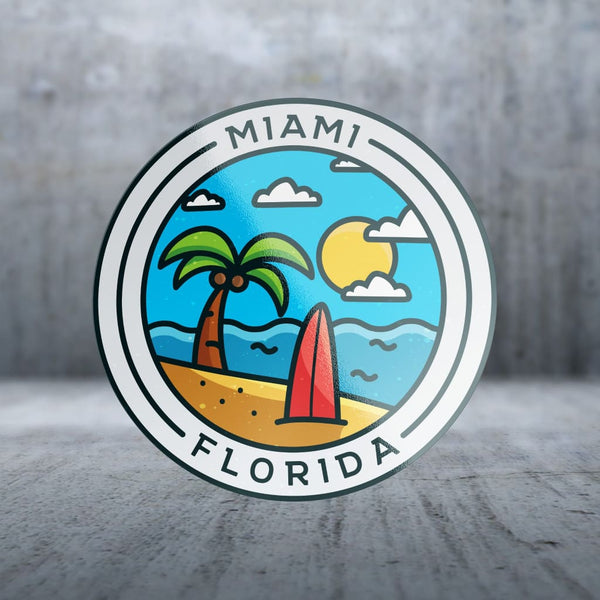 Sticker Pack | 12083 - Clean Circle - Miami