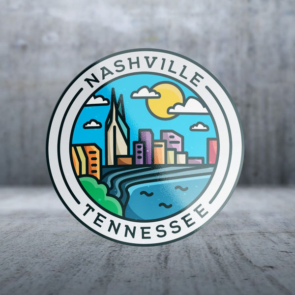 Sticker Pack | 12106 - Clean Circle - Nashville