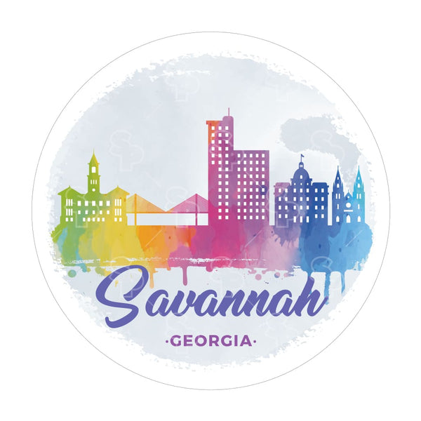 Sticker Pack | 12125 - Watercolor Spectrum - Savannah