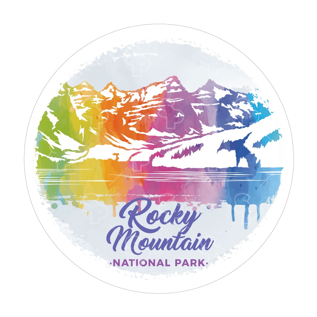 Sticker Pack | 12133 - Watercolor Spectrum - Rocky Mountain