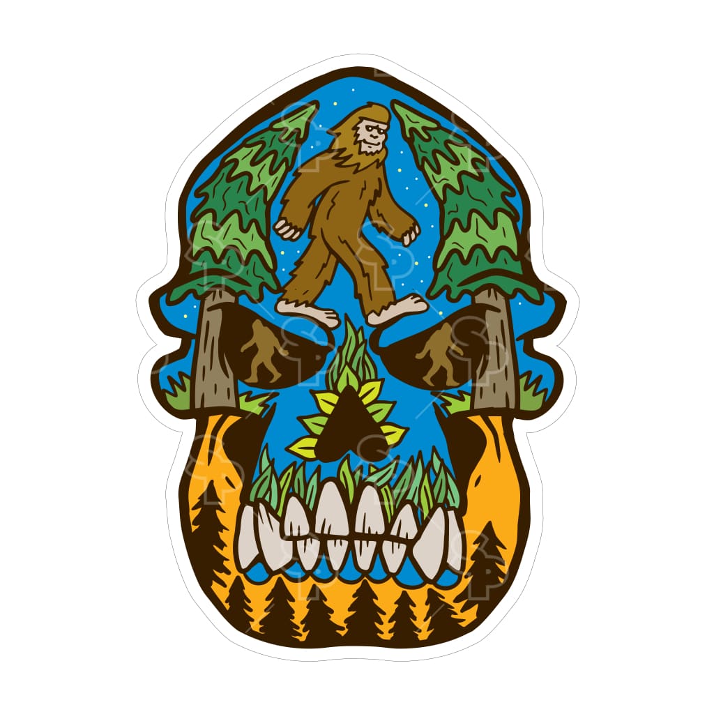 Sticker Pack | 12175 - Sugar Skull - Bigfoot Forest Walk