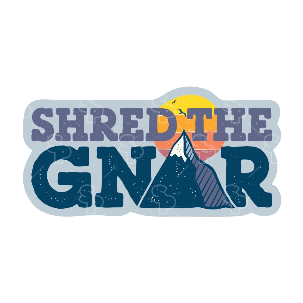 Sticker Pack | 12244 - Outdoor Sayings - Shred Gnar