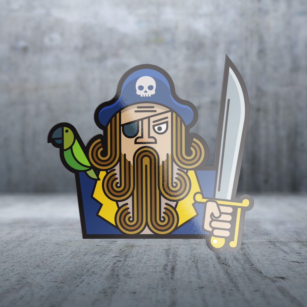 Sticker Pack | 12284 - Pirates - Captain Classic