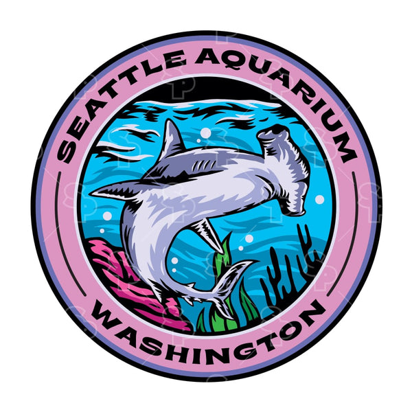 Sticker Pack | 12323 - Neon Purple - Hammerhead Shark