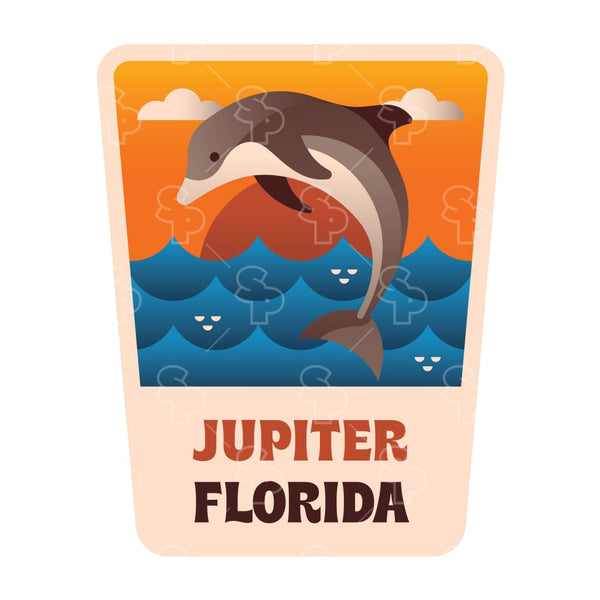 Sticker Pack | 12357 - Gradient Levels - Dolphin