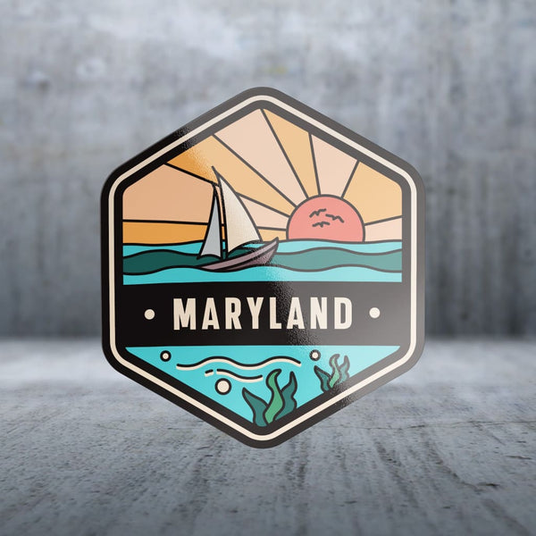 Sticker Pack | 12419 - Outdoor Hex - Ocean Sunset