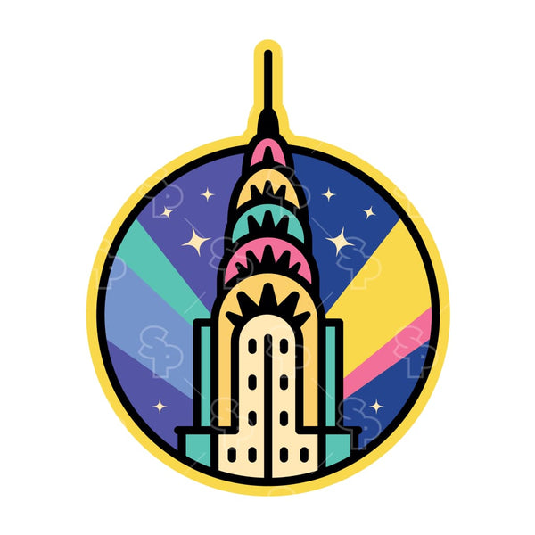 Sticker Pack | 12554 - Chrysler Building Colors - New York