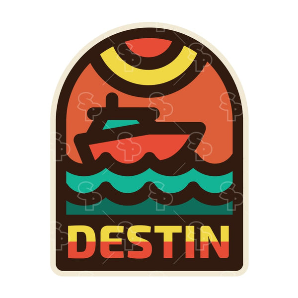 Sticker Pack | 12874 - Coastal - Water Boat