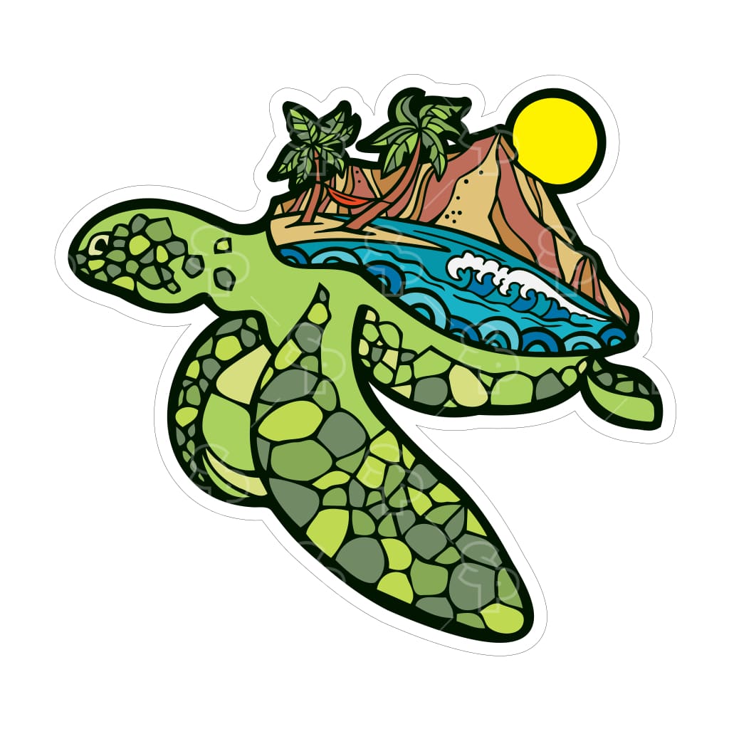 Sticker Pack | 12892 - Beach Life - Turtle Mountain