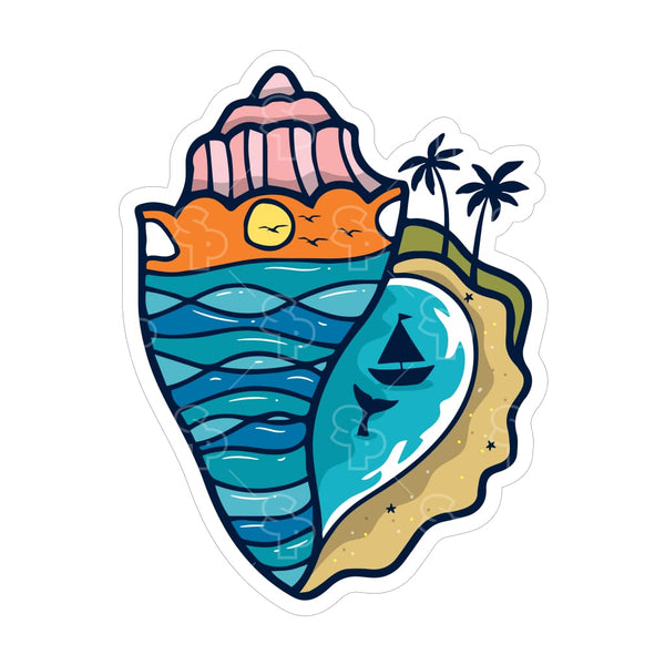 Sticker Pack | 12904 - Beach Life - Conch Coast
