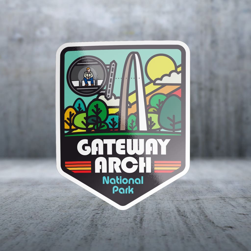 Sticker Pack | 12910 - Rainbow Badge - Gateway Arch