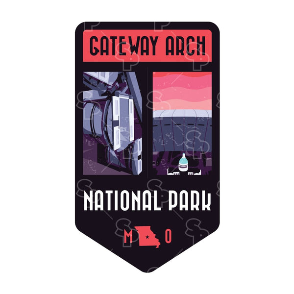 Sticker Pack | 12914 - Windows - Gateway Arch