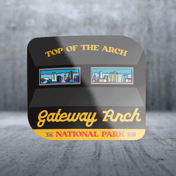 Sticker Pack | 12916 - Gateway Arch - Top Vista