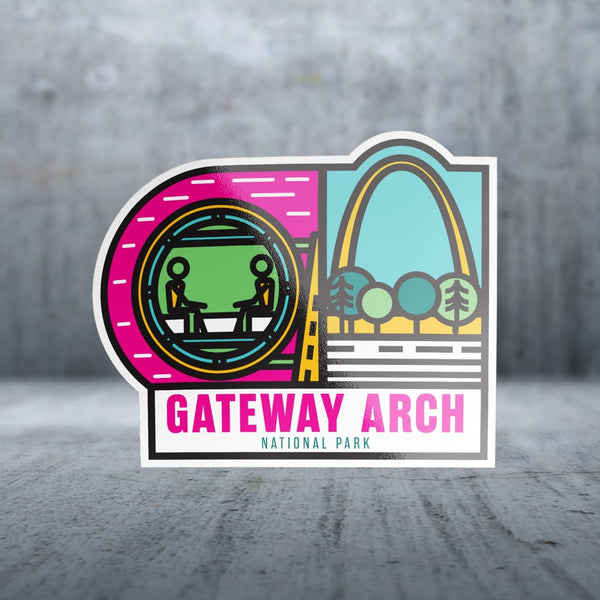 Sticker Pack | 12917 - Gateway Arch - Tram Car Split
