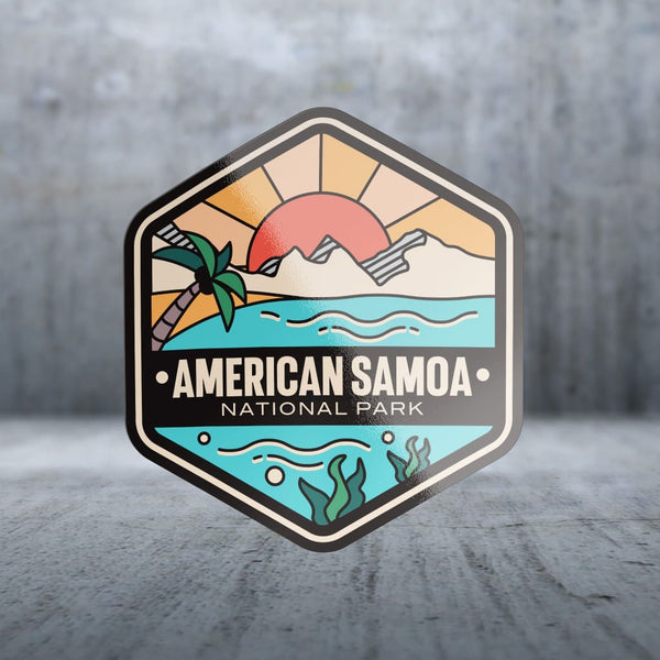 Sticker Pack | 13071 - Outdoor Hex - American Samoa