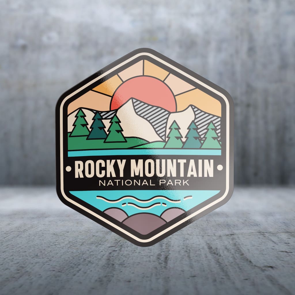 Sticker Pack | 13120 - Outdoor Hex - Rocky Mountain
