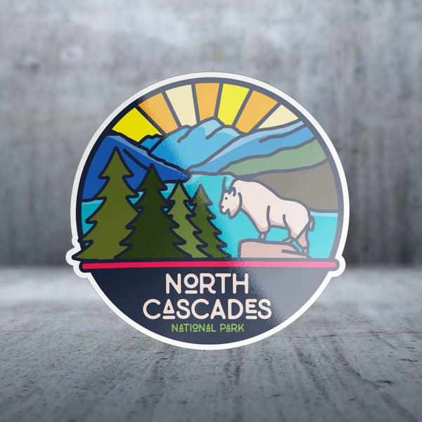 Sticker Pack | 13163 - Clean Rounded Lines - North Cascades