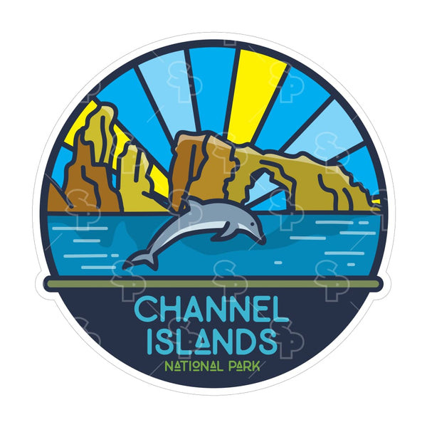 Sticker Pack | 13167 - Clean Rounded Lines - Channel Islands