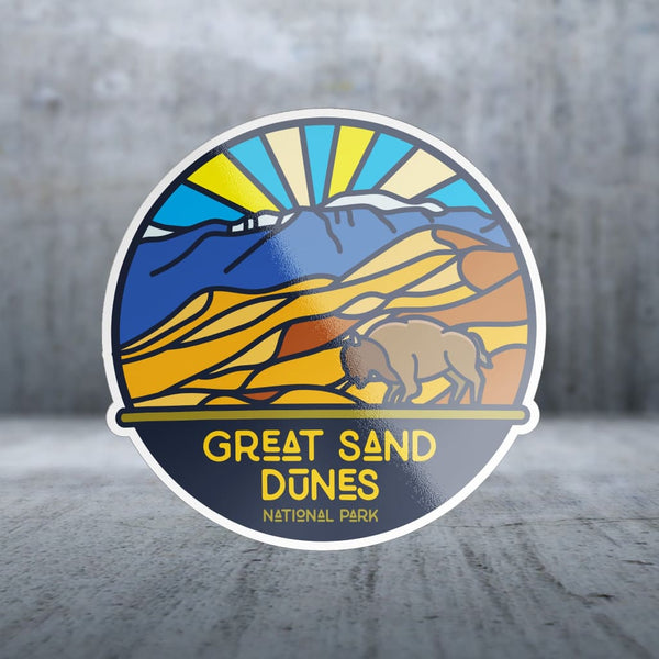 Sticker Pack | 13172 - Clean Rounded Lines - Great Sand Dunes