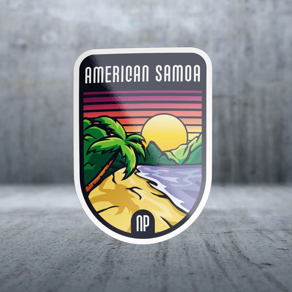 Sticker Pack | 13233 - Sunrise Dusk - American Samoa