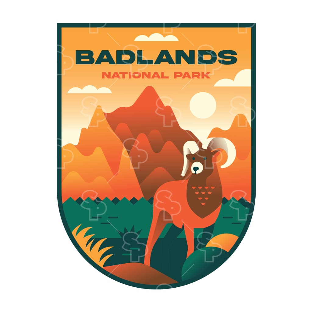 Sticker Pack | 13245 - Gradient Highlights - Badlands