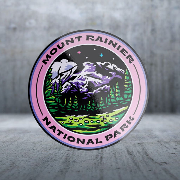 Sticker Pack | 13303 - Neon Purple - Mount Rainier