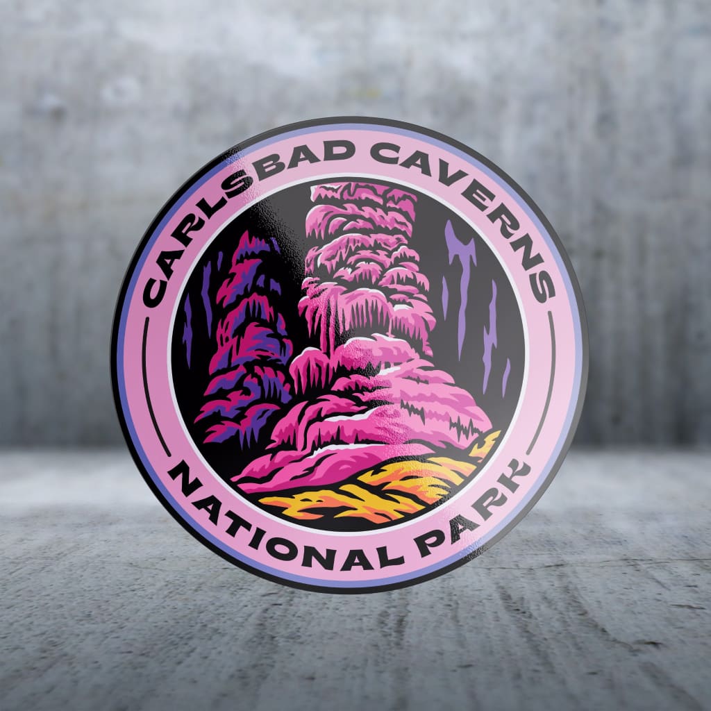 Sticker Pack | 13326 - Neon Purple - Carlsbad Caverns