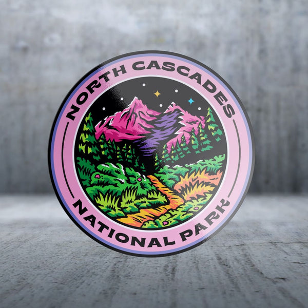 Sticker Pack | 13342 - Neon Purple - North Cascades