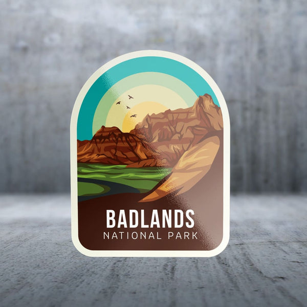 Sticker Pack | 13351 - Rainbow Sky - Badlands