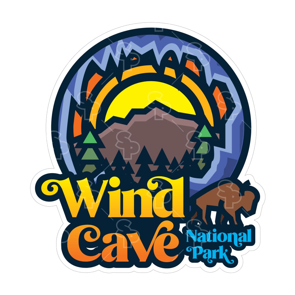 Sticker Pack | 13458 - Text Over - Wind Cave