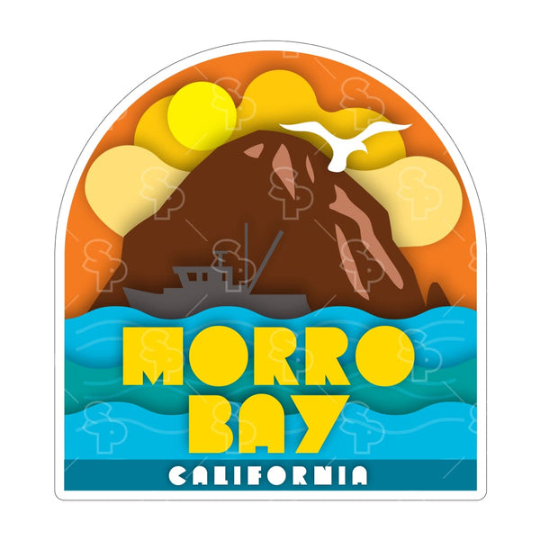 Sticker Pack | 13506 - Morro Bay - Fishing Boat