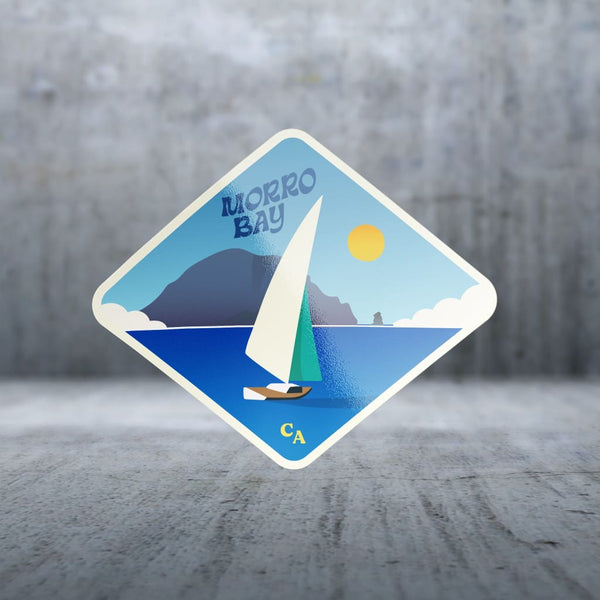 Sticker Pack | 13511 - Morro Bay Single Sailboat