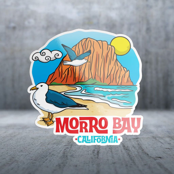 Sticker Pack | 13512 - Text Sock - Morro Bay
