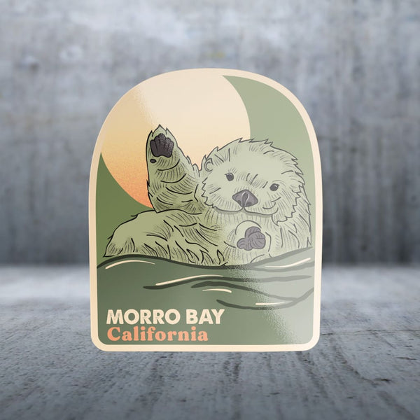 Sticker Pack | 13513 - Morro Bay - Otter Wave
